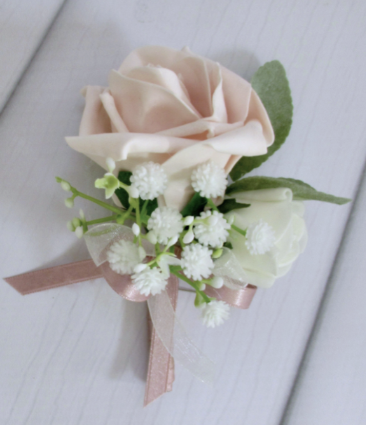 Silk Buttonholes For Weddings | Grooms Buttonhole | The Floral Touch UK