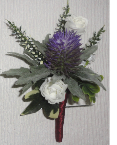 Scottish Design Buttonholes | Real Touch Buttonholes | Silk Buttonholes ...