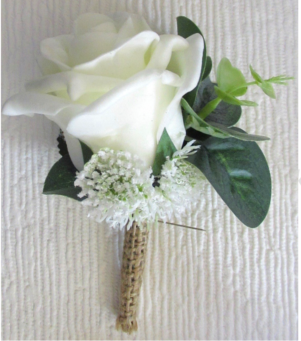 Silk Buttonholes | Buttonaires For Weddings | The Floral Touch UK
