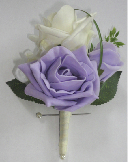 Silk Buttonholes | Buttonaires For Weddings | The Floral Touch UK