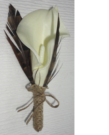 Silk Buttonholes For Weddings