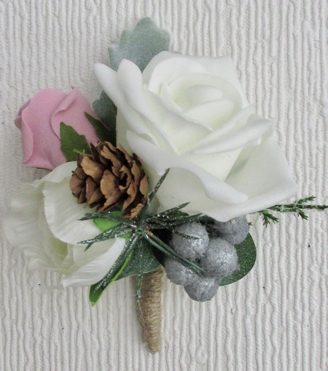 Silk Buttonholes | Buttonaires For Weddings | The Floral Touch UK