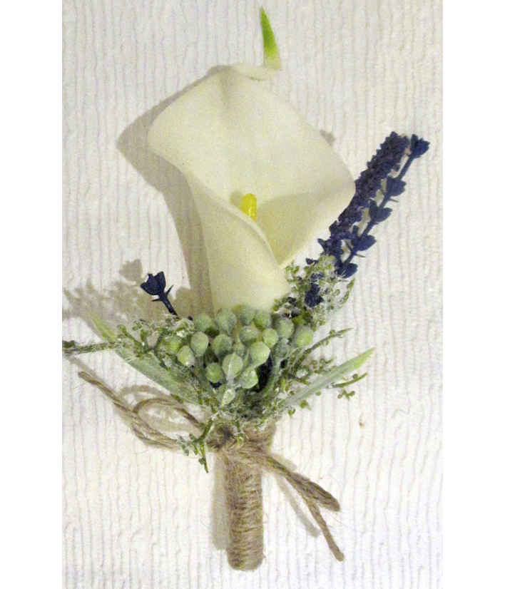Silk Buttonholes For Weddings